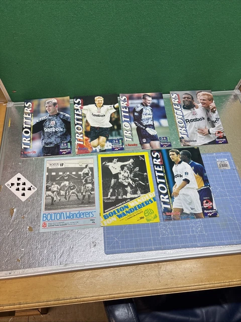 FOOTBALL PROGRAMMES COLLECTIONS/ bulk lots 1980’s-90’s Bolton Wanderers ...