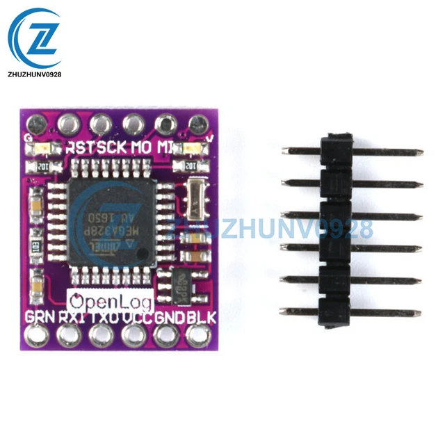 OPENLOG SERIAL DATA Logger Open Source Data Recorder Micro SD Support ...