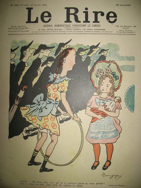 LE RIRE N° 323 Caricature Guillotine Bourreau Dessins Nongip Faivre ...