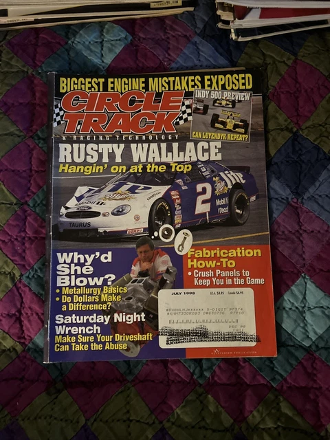 CIRCLE TRACK MAGAZINE Rusty Wallace Fabrication How To July 1998 ...
