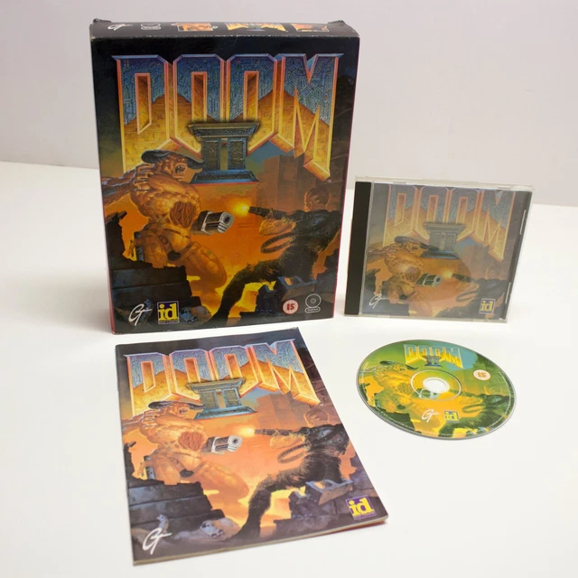DOOM II 2 Big Box IBM PC CD-ROM, Windows 95, ID Software - Rare £68.00 ...