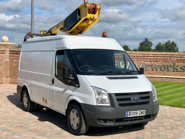FORD TRANSIT 2.4 T350 Van***Versalift 36NF Access Platform/ Cherry ...