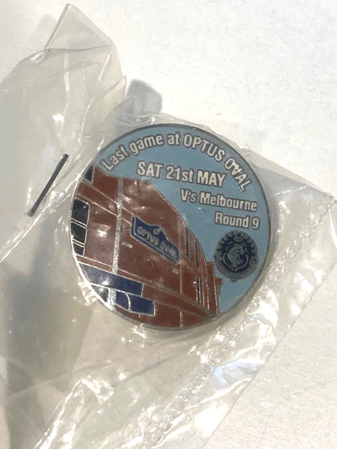 AFL ORIGINAL CARLTON Last Game At Optus Oval Pin $25.00 - PicClick AU