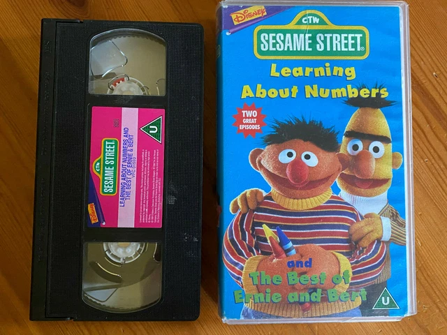 SESAME STREET LEARNING ABOUT NUMBERS Kids VHS VIDEO PAL Pre owned EUR ...