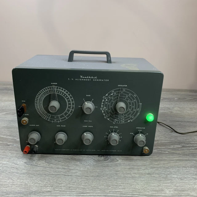 HEATHKIT T.V. ALIGNMENT Generator Model TS-4A Vintage Heath Company £96 ...