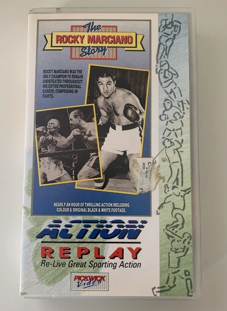 THE ROCKY MARCIANO Story VHS 1988 Boxing Documentary Vintage Untested ...