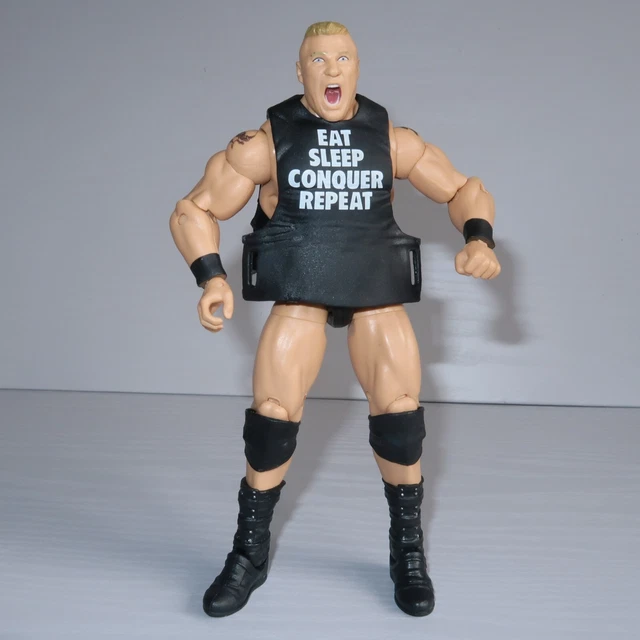 WWE ELITE BROCK Lesnar Action Figure Eat Sleep Conquer Repeat Shirt £12 ...