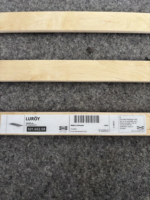 LURÖY IKEA BED Slats, 501.602.08, 70x200 cm (27 1/2×78 3/4*) £7.58 ...