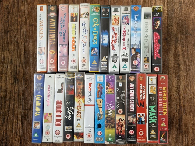25 DIFFERENT FILMS, Movies - VHS Video Tapes - Mixed Bulk Lot #12 £14. ...