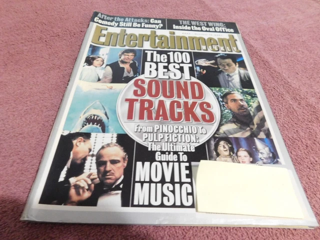 ENTERTAINMENT WEEKLY MAGAZINE 2001 The 100 Best Sound Tracks / The West ...