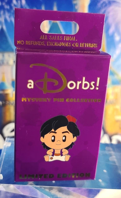 DISNEY CAST EXCLUSIVE Mystery Pin Box Aladdin aDorbs! LE 400 300 200 ...