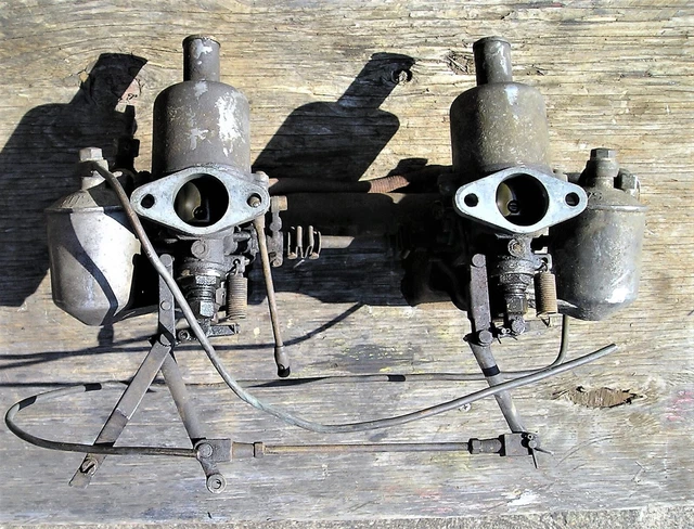 MG TD Twin SU Carbs and Inlet Manifold £300.00 - PicClick UK