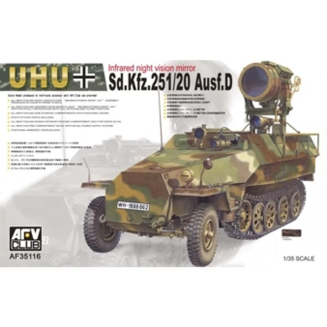 GRAINES CHENILLES SD.KFZ. 251-20 Ausf D Avec Equipement Infrarouge AFV ...