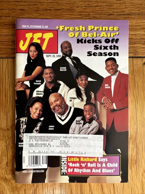 VINTAGE JET MAGAZINE Fresh Prince Of Bel-Air Tv Show September 1995 £6. ...