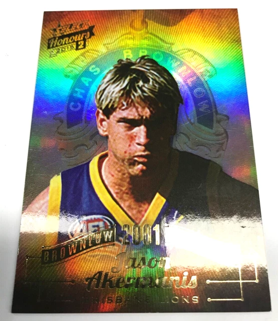 2015 SELECT AFL Honours S2 Brownlow Distinction Card Bd85 Jason ...
