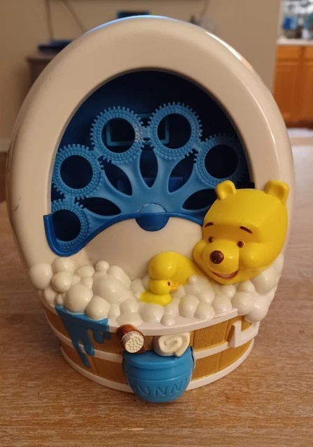 DISNEY WINNIE THE Pooh Bubble Blower Machine Early 2000s Vintage Tested ...