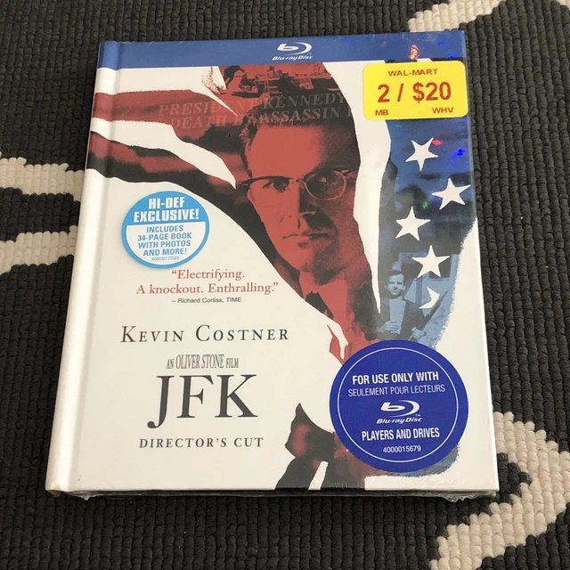 JFK DIRECTOR’S CUT Blu-ray Digi book Kevin Costner Oliver Stone RARE OOP - New! $49.99 - PicClick CA