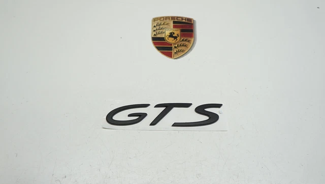 PORSCHE 95B MACAN Schriftzug Logo " GTS " Heckdeckel Schwarz Matt EUR ...