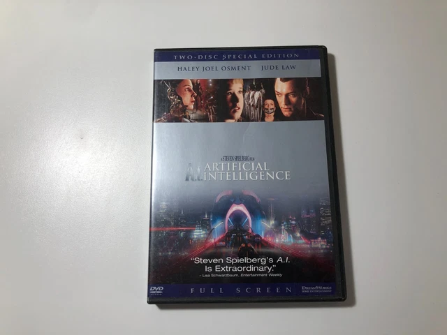 A.I. ARTIFICIAL INTELLIGENCE (DVD, 2002, 2-Disc Set, Special Edition)(Working) $3.99 - PicClick CA