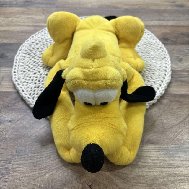 DISNEY PLUTO DOG Plush 15” Laying Down Stuffed Animal £10.35 - PicClick UK