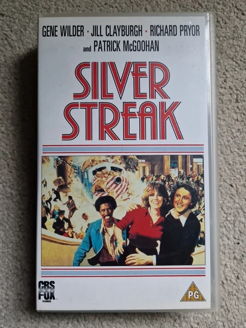 SILVER STREAK VHS Film - Gene Wilder - Tested - 1990 Cbs Fox - Richard ...