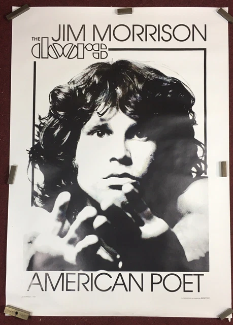 VINTAGE 'JIM MORRISON', The Doors, 'American Poet' Poster (Bigfoot ...