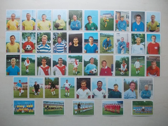 44 SAMMELBILDER FUSSBALL Bergmann Automatenbilder 60er Jahre Sammlung Konvolut EUR 21,00 ...