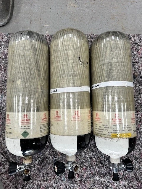 BA CYLINDER BREATHING apparatus SCBA Luxfer Drager Scott £83.88 ...