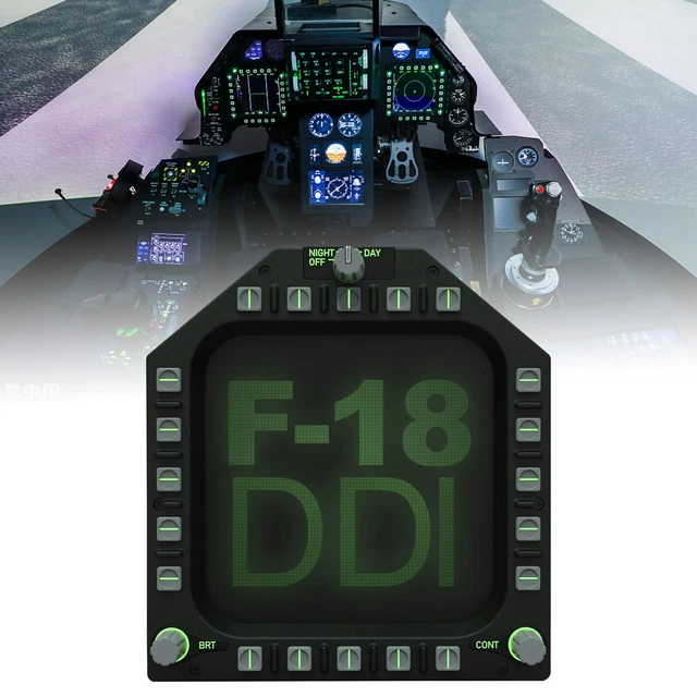 F/A-18C DDI HORNET Cockpit Simulator Flight MFD Other Instruments DCS ...