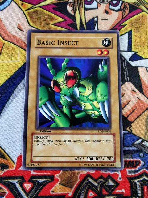 BASIC INSECT LOB-E006 1st Edition (M/NM+) Common Yu-Gi-Oh! £4.99 ...