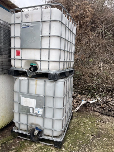 IBC WATER TANK. 1000 Litre IBC Container. Water Storage Water Butt EUR ...