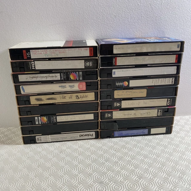 18 X USED VHS Video Tapes £14.95 - PicClick UK