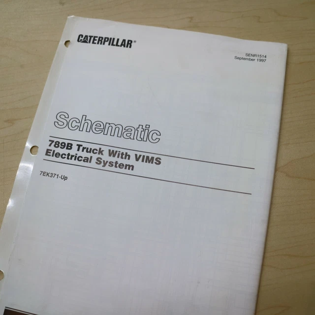 CATERPILLAR 793B DUMP Truck Electrical Schematic Wiring Diagram Manual ...