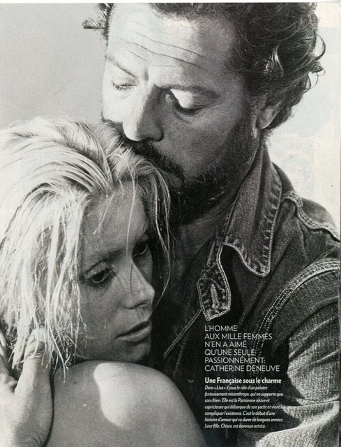 COUPURE DE PRESSE Clipping 9999 Catherine Deneuve Marcello Mastroianni (4 pages) EUR 5,00 ...