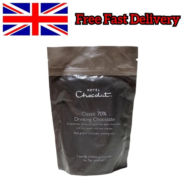 HOTEL CHOCOLAT VELVETISER Drinking Chocolate Pouches, 250g £14.95 - PicClick UK