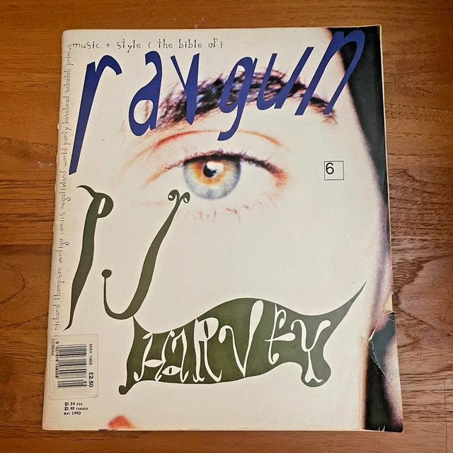 RAY GUN MAGAZINE - May 1993 Issue 6 PJ Harvey/ Suede/Superchunk/David ...