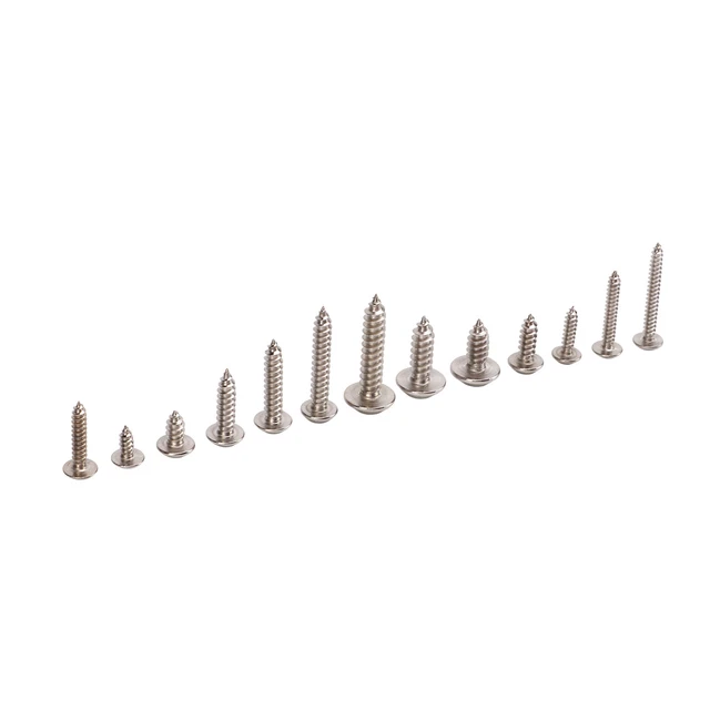 SELF TAPPING SCREW Set 240Pcs Pan Head Stainless Steel Self Tapping ...