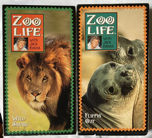 ZOO LIFE WITH Jack Hanna VHS 1994 Flippin' Out And Wild Safari - Two ...
