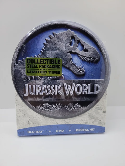 Jurassic World Chris Pratt Bryce Dallas Howard Blu Ray Dvd Steel