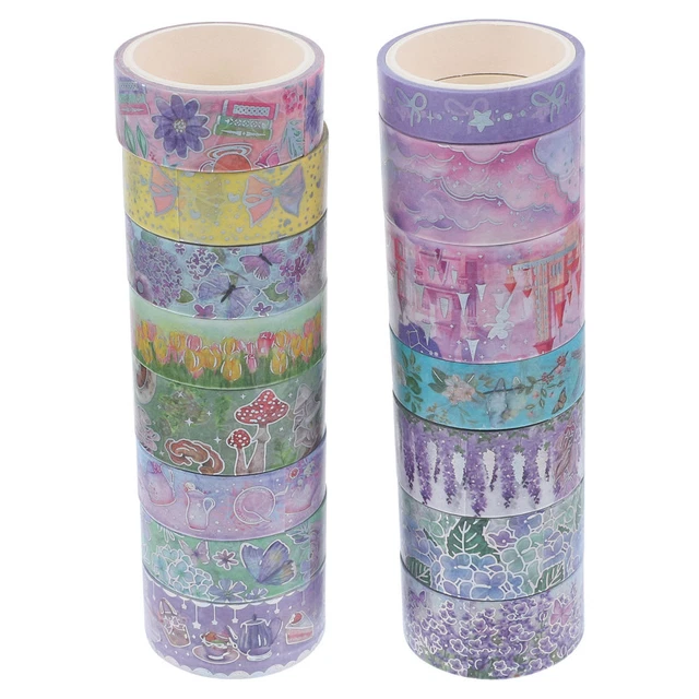 15 ROLLS JAPANESE Paper Pocket Tape Child Kawaii Stuff Scrapbooking ...