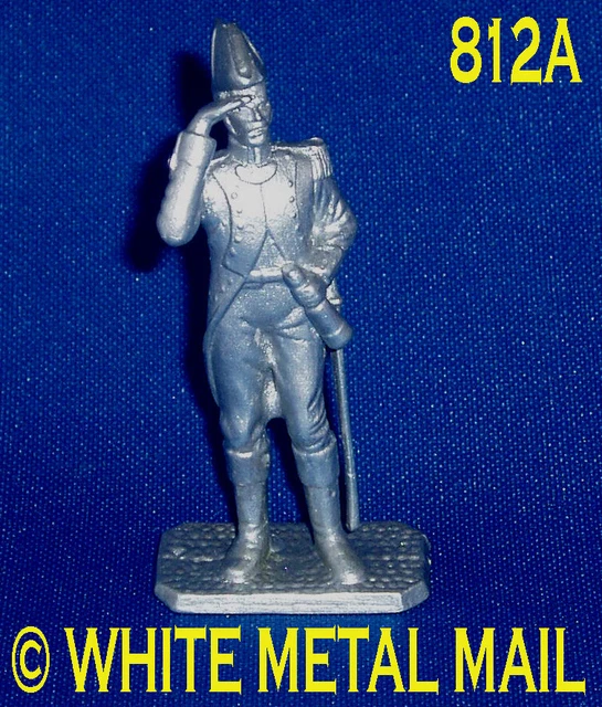 NAPOLEONIC CASTING 812A 1:32 Scale Napoleonic Wars Officer Battery ...