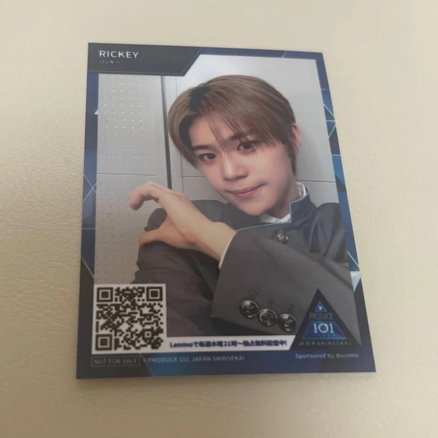 KCON NIPPON SHINSEKAI Ricky demi-carte photo marchandise de collection ...