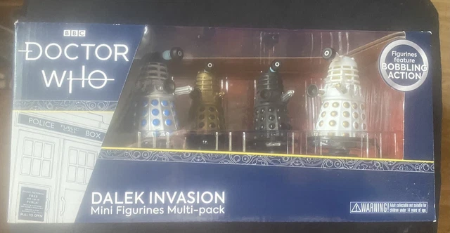 DOCTOR WHO DALEK Invasion Mini Figure Multipack Collectible Set - BBC ...