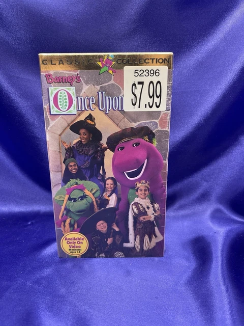 VHS NEW SEALED Barney Barney's ONCE UPON A TIME Classic Collection only ...