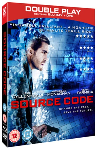 SOURCE CODE BLU-RAY (2011) Jake Gyllenhaal, Jones (DIR) cert 12 2 discs ...