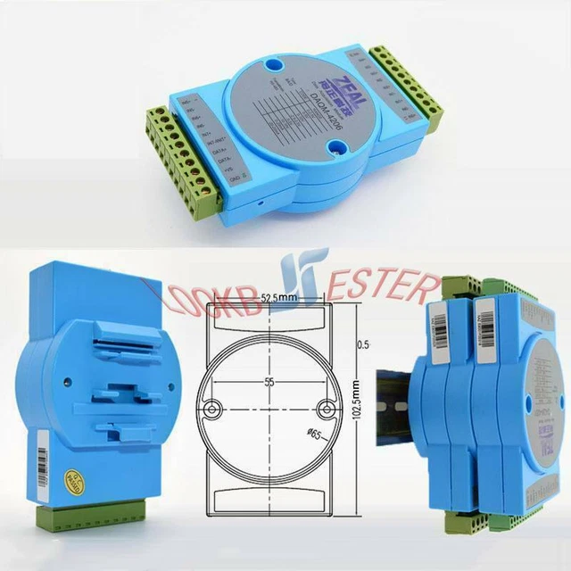 ONE 4-20MA TO rs485modbus analog data acquisition module 8-channel DAQM ...