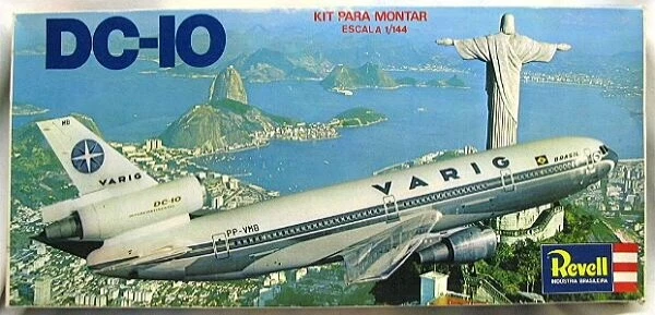 VINTAGE 1974 REVELL 1/144 McDonnell Douglas DC-10 Model Aircraft Kit ...