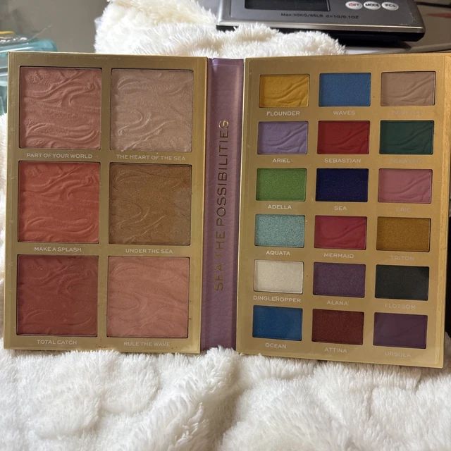 I 💜 REVOLUTION Disney The Little Mermaid Eye Shadow Face Palette New £8 ...