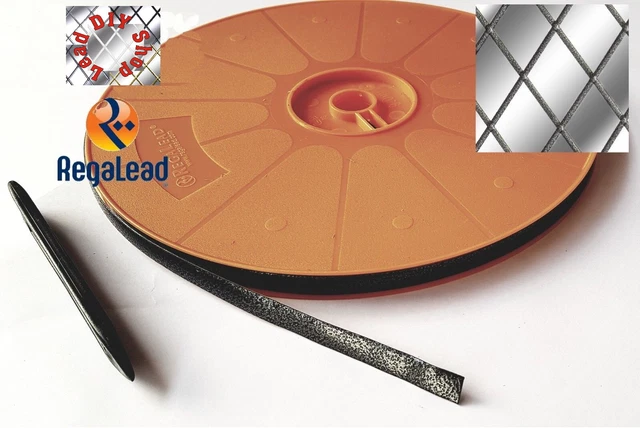 ANTIQUE IRON SELF adhesive window lead strip glass crafts Regalead ...