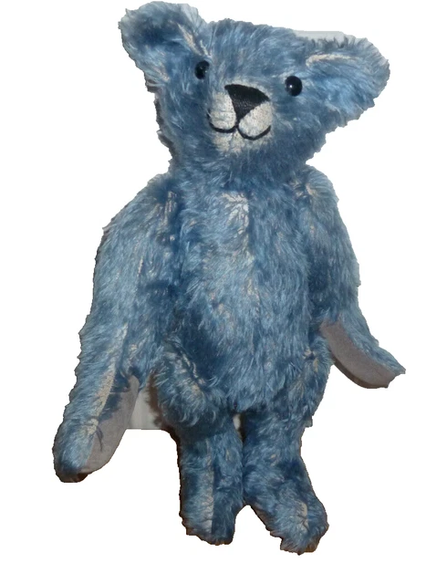 Vintage Hump Back Fully Jointed Blue Teddy Bear 16 Inch £12 99